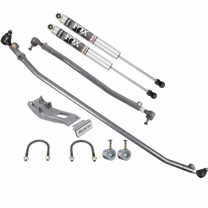 Synergy 8525-21 Heavy-Duty Steering Kit With Dual FOX IFP Stabilizer ...