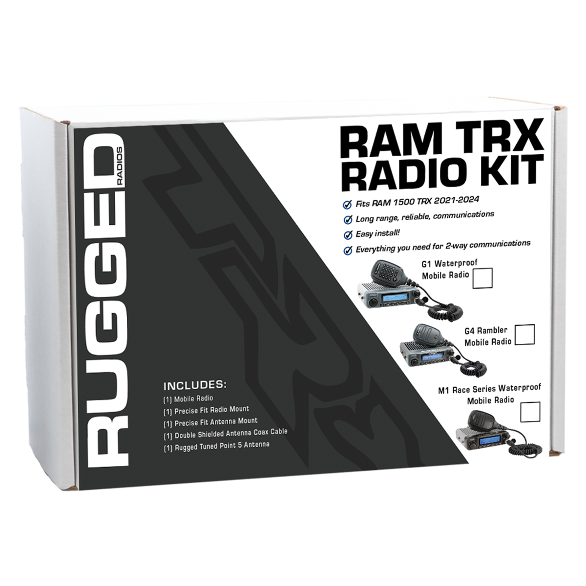 Rugged Radios RAMTRX-G4 RAM TRX Two-Way Mobile Radio Kit - Rambler G4 ...